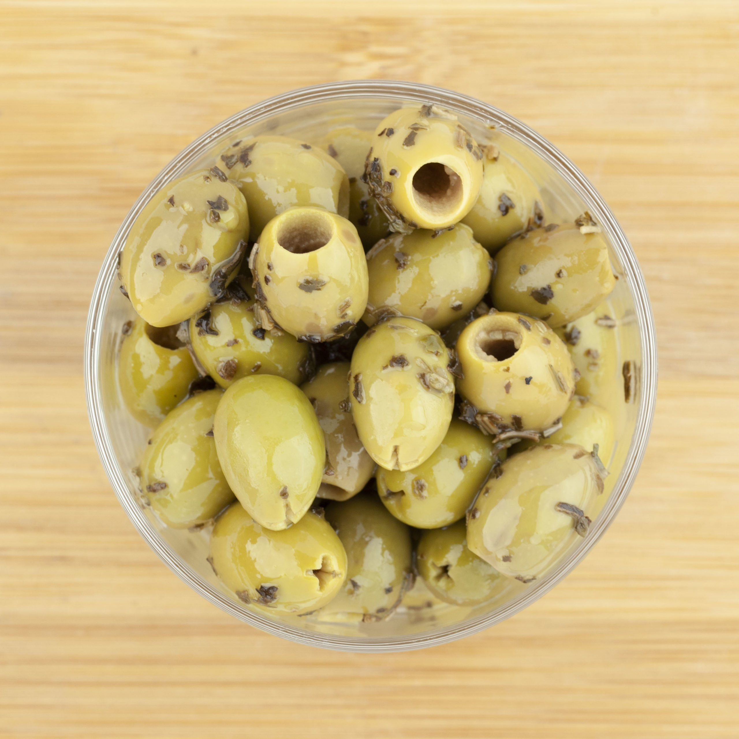 OLIVES DENOYAUTEES AU BASILIC - day by day